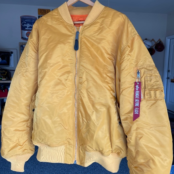 Alpha Industries | Jackets & Coats | Rare Alpha Industries Flightbomber ...